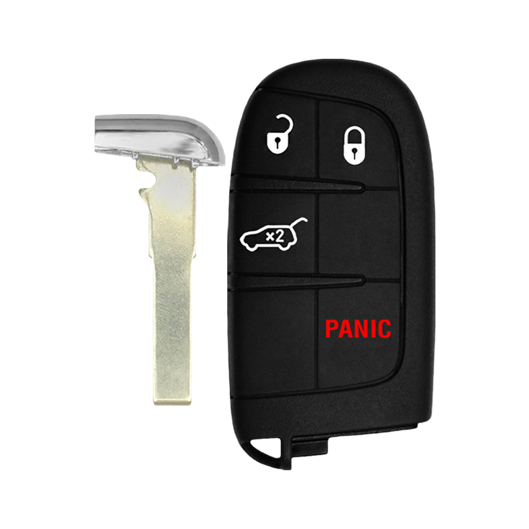 Jeep Compass 2017-2021 4-Button Smart Key w/Hatch – Nitrous Keys