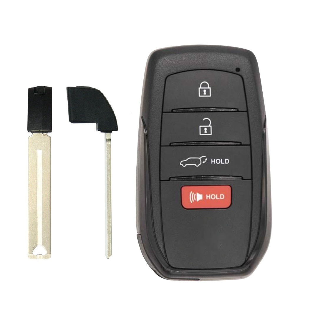 Toyota Venza 2021-2024 4-Button Smart Key w/Hatch – Nitrous Keys