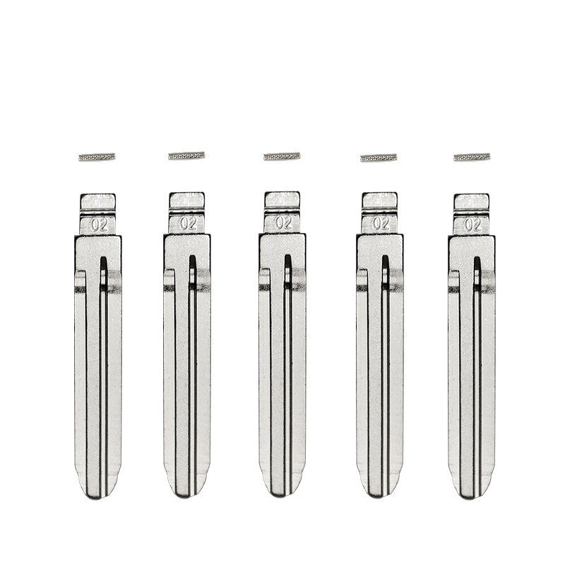 5-Pack Toyota TR47 Flip Key Blade w/Roll Pins for Xhorse Remotes ...