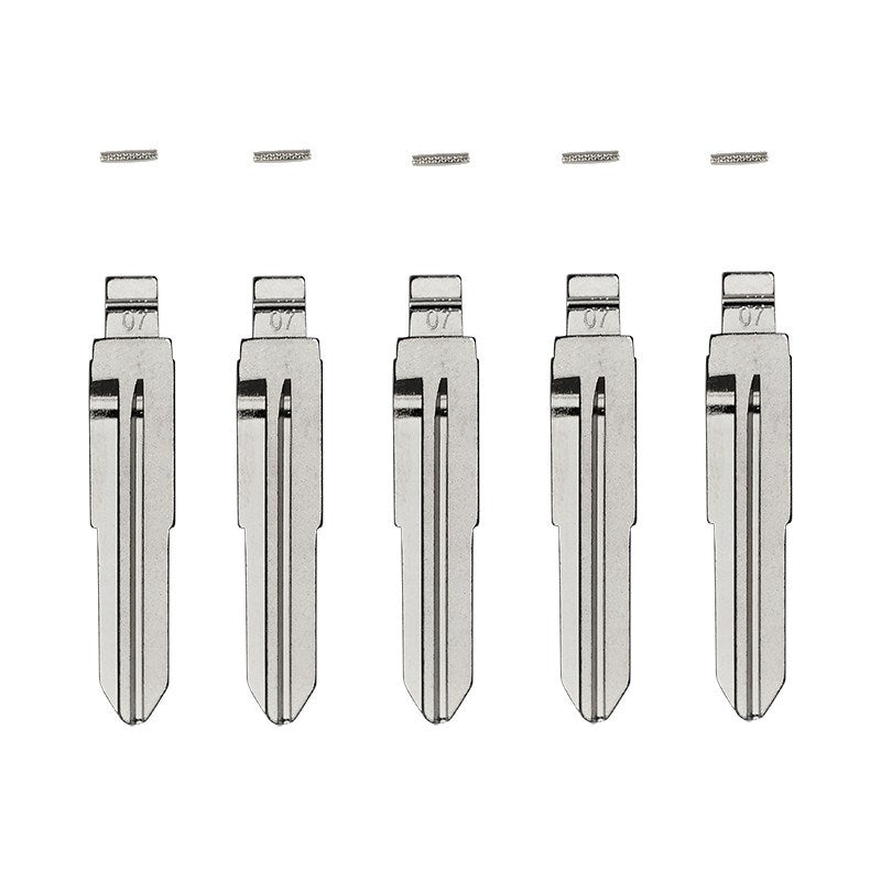 5-Pack Mitsubishi MIT3 Flip Key Blade w/Roll Pins for Xhorse Remotes ...