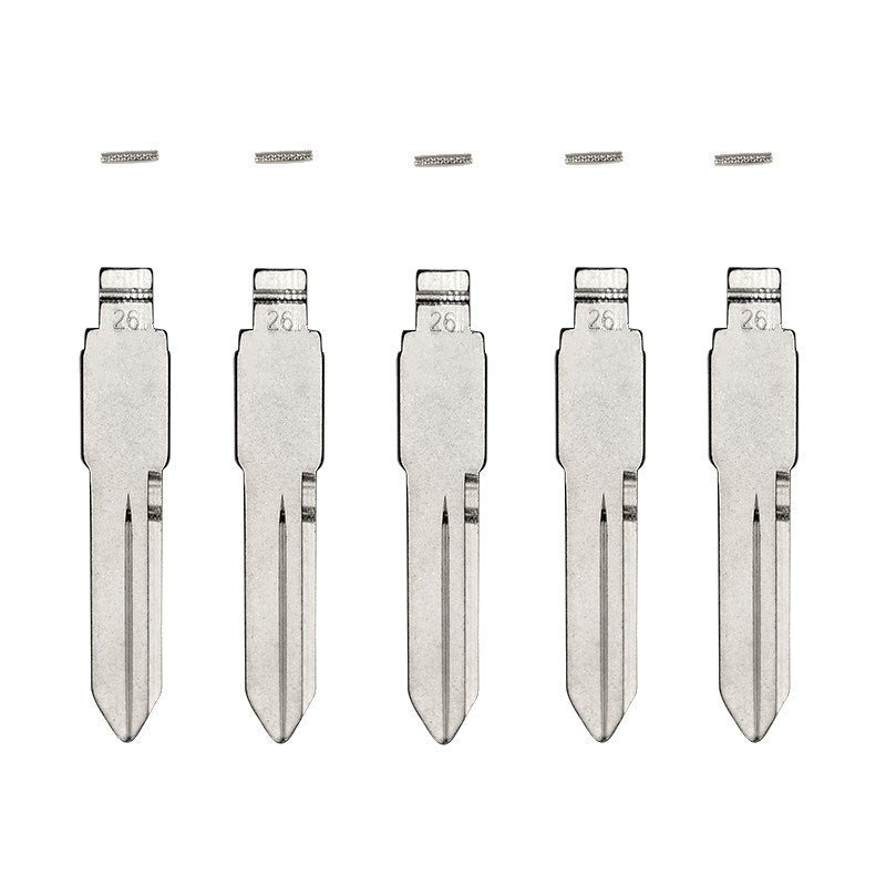 5-Pack GM B102 Flip Key Blade w/Roll Pins for Xhorse Remotes – Nitrous Keys